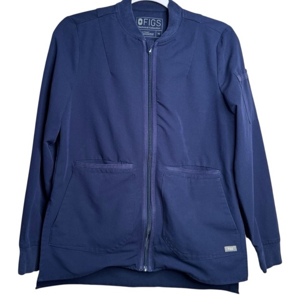 Figs | Jackets & Coats | Figs Womens Utility Jacket In Navy | Poshmark
